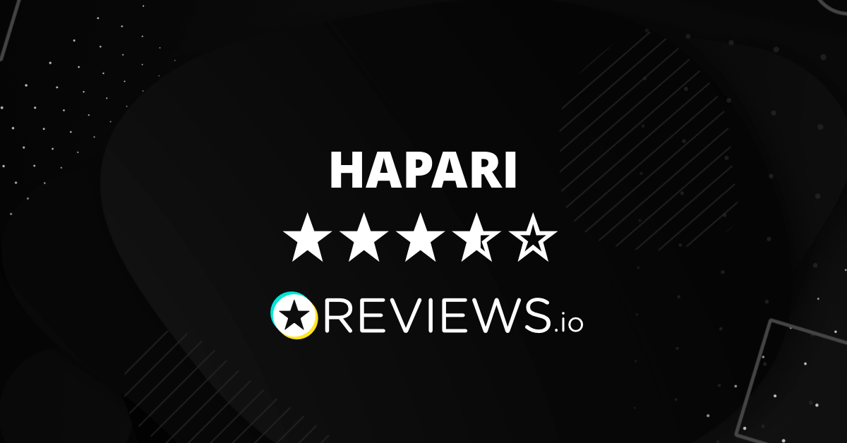 HAPARI Reviews - Read 587 Genuine Customer Reviews | hapari.com